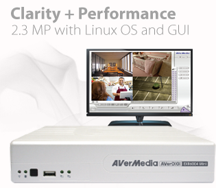 4 Channel Pure IP Linux NVR | AVerMedia AVerDigi Pure IP NVR ...